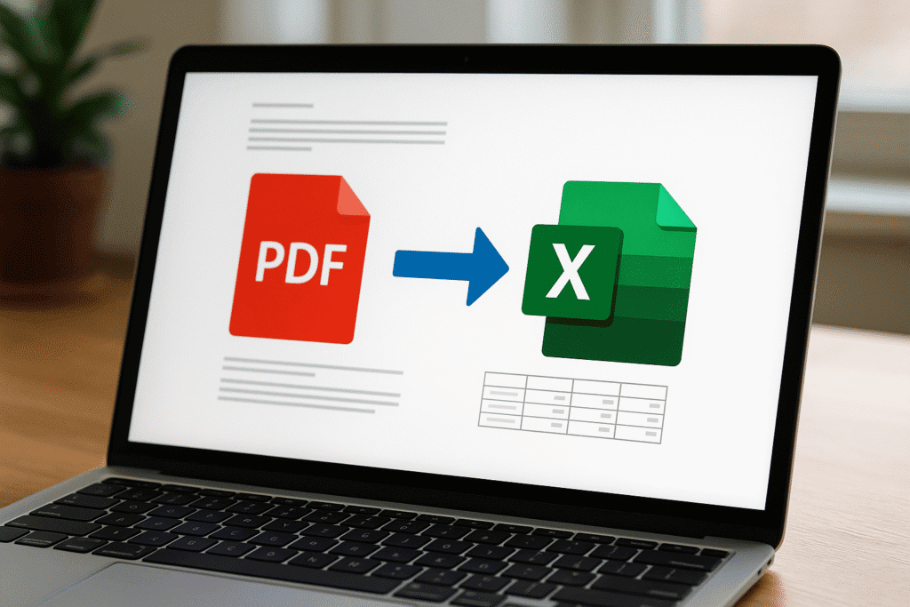 Convert your PDF to Excel online | PDF2XL Convert